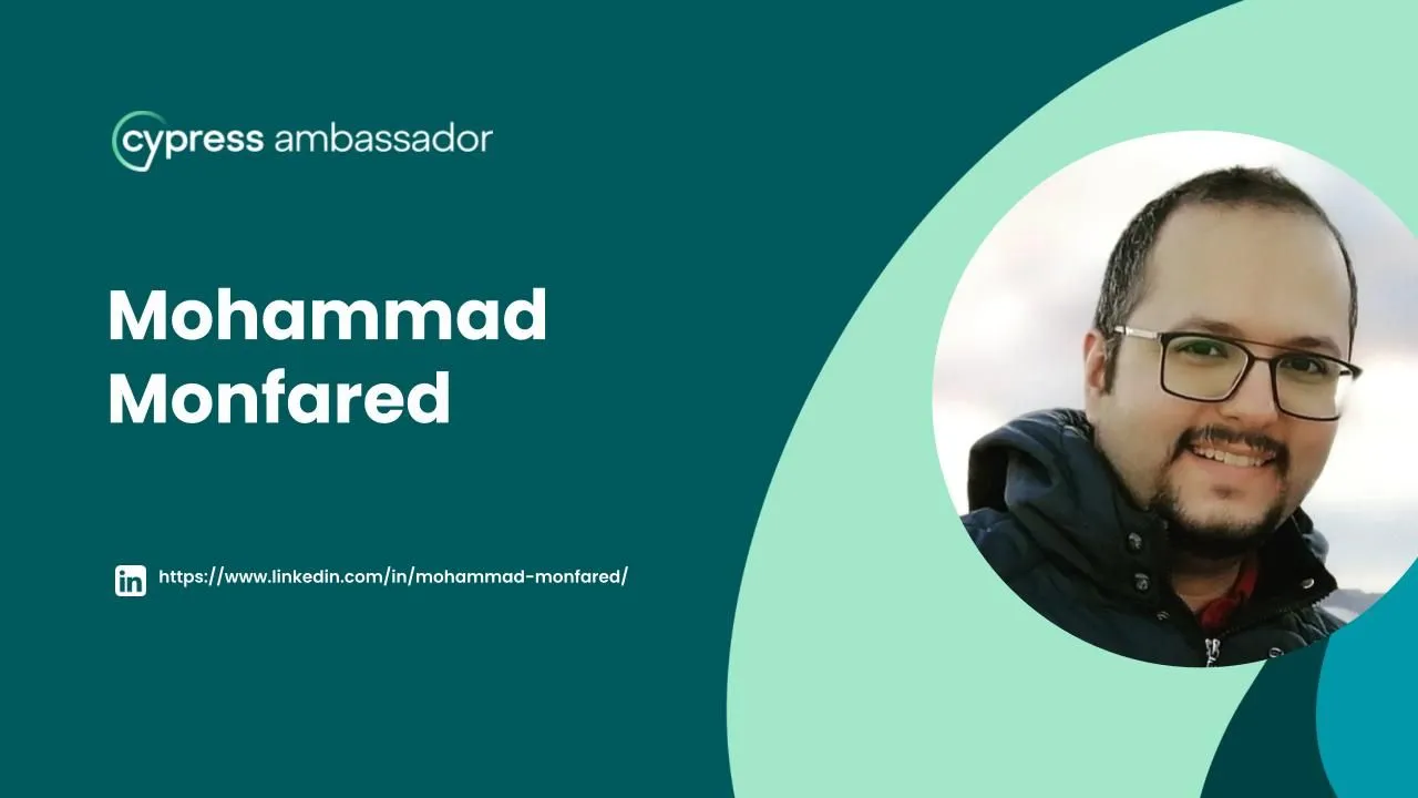 Cypress Ambassador Spotlight Mohammad Monfared